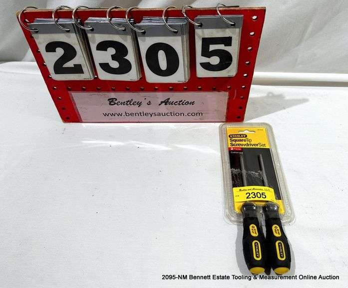STANLEY SQUARE TIP SCREWDRIVER SET - Bentley & Associates, LLC