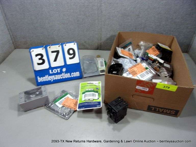 BOX: ASSORTED OUTLETS, BREAKER SWITCHES, OUTLET COVERS - Bentley ...