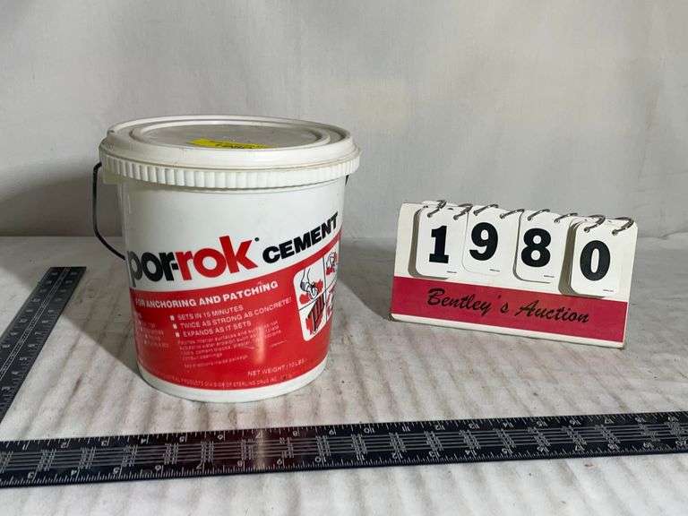POR-ROK CEMENT TUB, 10 LB - Bentley & Associates, LLC