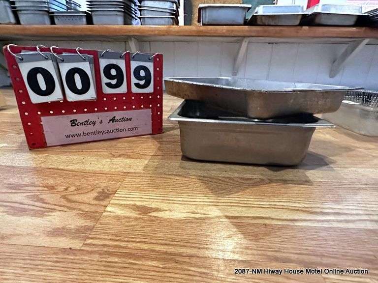 18 X 12 X 3 STAINLESS PANS *** 2 X MONEY*** - Bentley & Associates, LLC