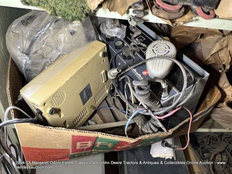 BOX: OLD CORDED HOME PHONE & CB RADIO - Bentley & Associates, LLC