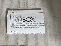 TILT BOX DIGITAL INCLINOMETER - Bentley & Associates, LLC