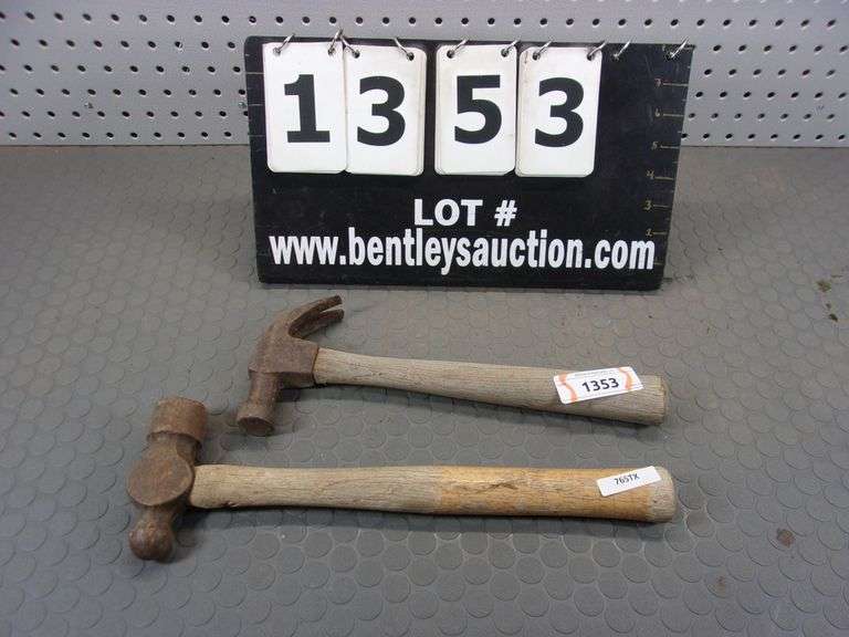 Lot Ball Peen Hammer And Claw Hammer Bentley And Associates Llc