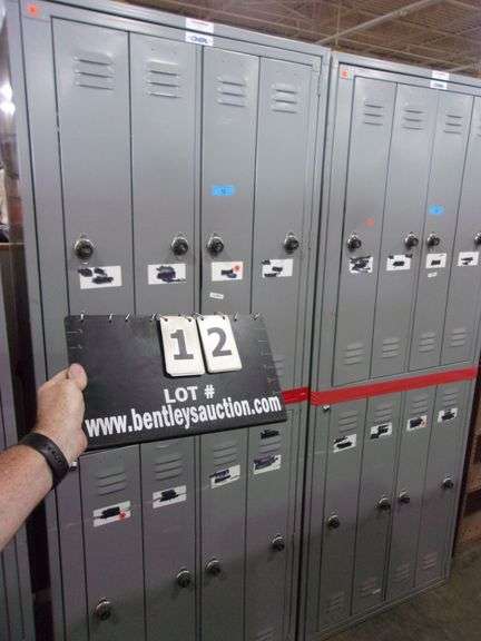 CINTAS EXCHANGE MASTER- GREY METAL (8) LOCKER SET - Bentley ...