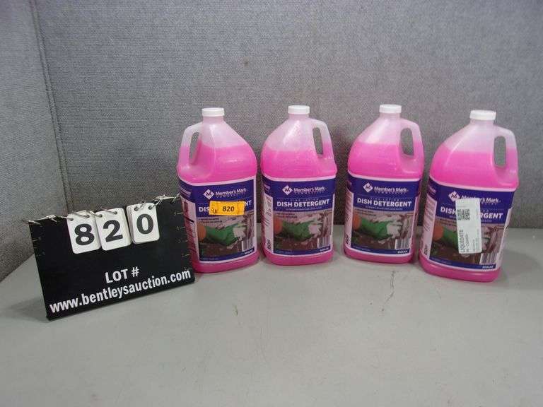 MEMBERS MARK PINK LTION DISH DETERGENT - ECOLAB CLEANER, 1 GALLON ...