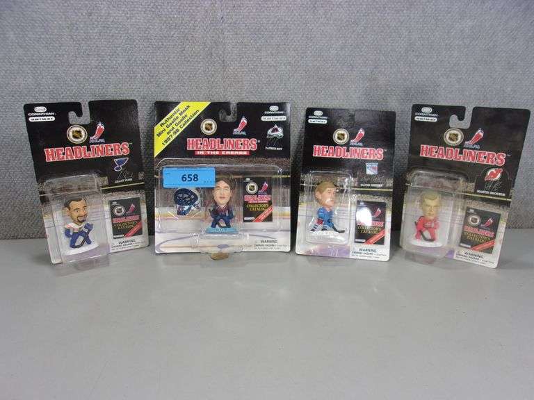 LOT: (4) NHLPA HEADLINE MARTIN BRODEUR, WAYNE GRETZKY, GRANT FUHR ...