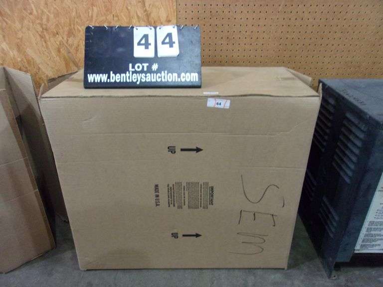 WHITE METAL SEM WALL CABINET - 70064CAB - Bentley & Associates, LLC