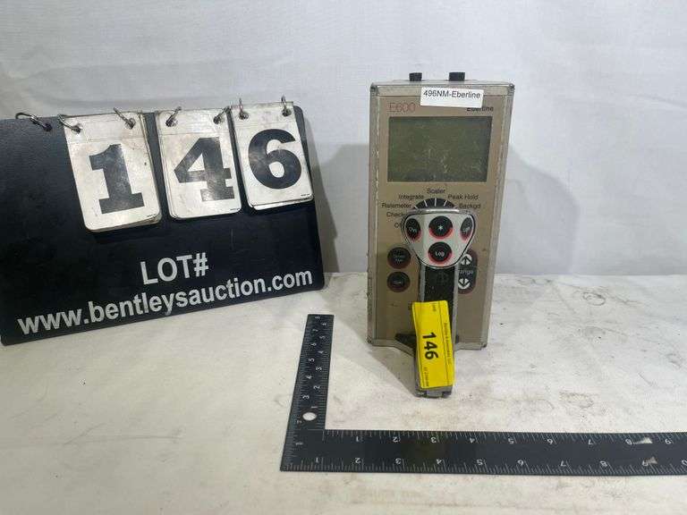 EBERLINE E600 PORTAL RADIATION MONITOR - Bentley & Associates, LLC