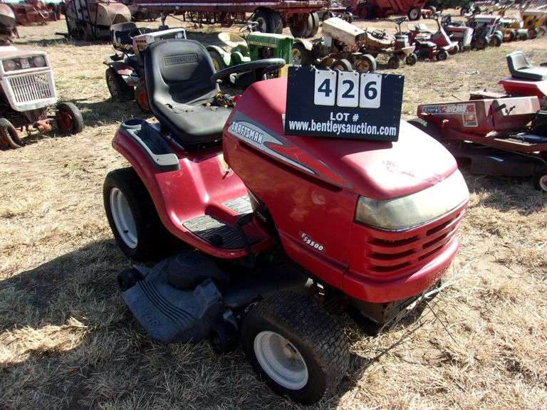 CRAFTSMAN FS5500 LAWN TRACTOR, MODEL # 917.276844, S/N 030406B002795 ...