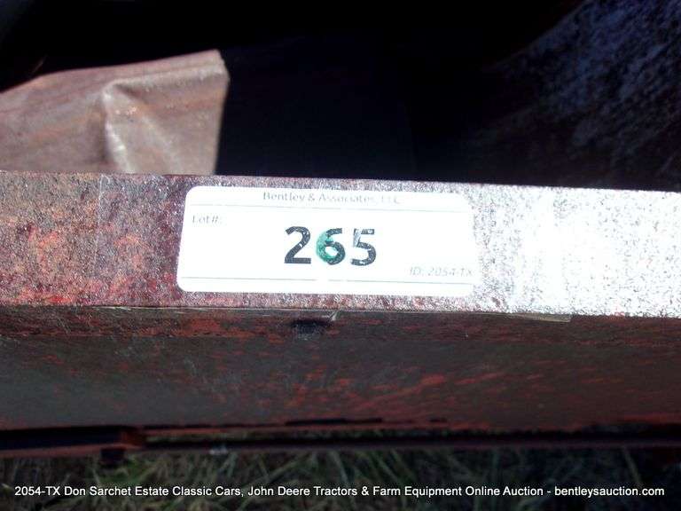 ANTIQUE PULL TYPE CHAIN DRIVE MANURE SPREADER - Bentley & Associates, LLC