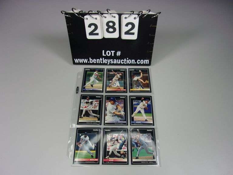 PINNACLE 1992 SCORE BASEBALL COLLECTOR CARDS (9X MONEY) - Bentley ...