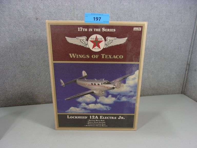 WINGS OF TEXACO LOCKHEED 12A ELECTRA JR DIECAST BANK - Bentley ...