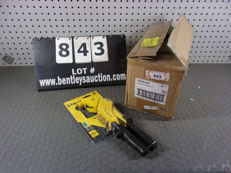 STANLEY SWIVEL HEAD RIVETER MODEL: MR77C (5X MONEY) - Bentley ...