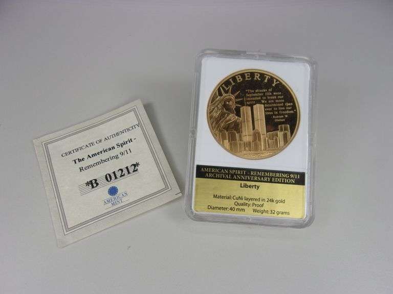 AMERICAN MINT THE AMERICAN SPIRIT - REMEMBERING 9/11 ARCHIVAL ...