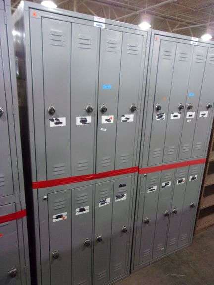 CINTAS EXCHANGE MASTER- GREY METAL (8) LOCKER SET - Bentley ...
