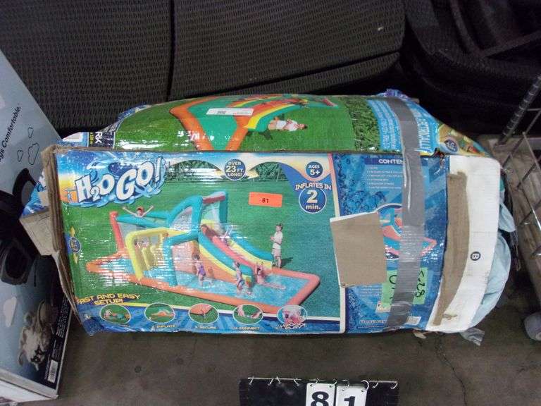 BESTWAY H2O-GO INFLATABLE WATERSLIDE- 23X8 FT. - Bentley & Associates, LLC