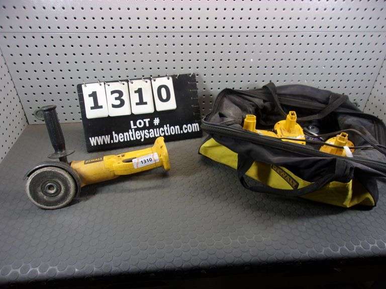 DEWALT DC410 4-1/2" HEAVY DUTY CORDLESS CUT-OFF TOOL W/ 3 BATTERIES ...