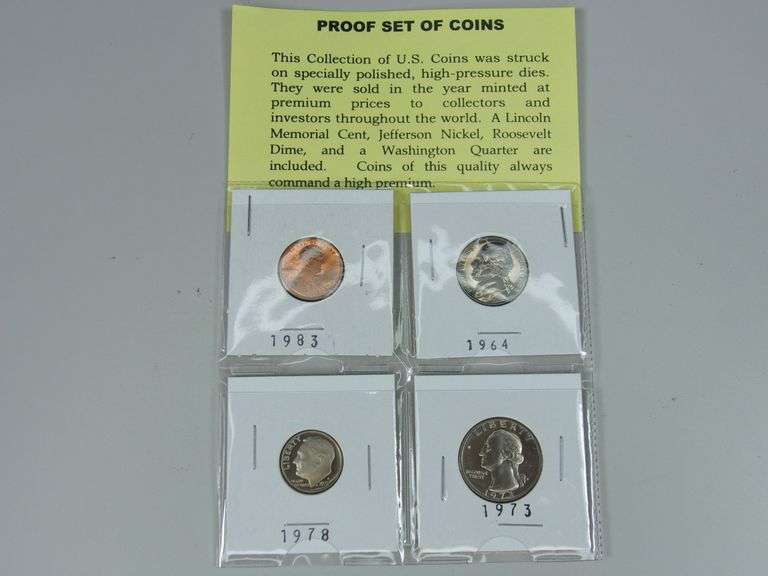 MIXED YEARS PROOF SET COINS (4X MONEY) - Bentley & Associates, LLC