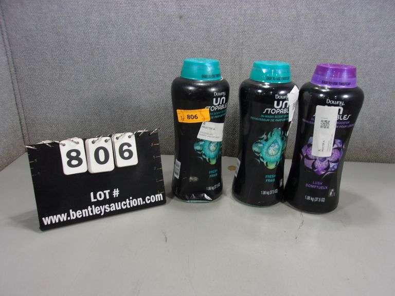 DOWNY UN STOPPABLES LAUNDRY SCENT BOOSTERS - 37.5 OZ BOTTLES (3X MONEY ...