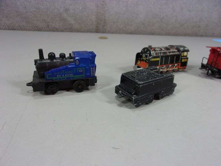 LOT: TASNC PULL-BACK ENGINE, MIDGETOY COAL CAR, CONDOR ENGINE, MANTUA ...