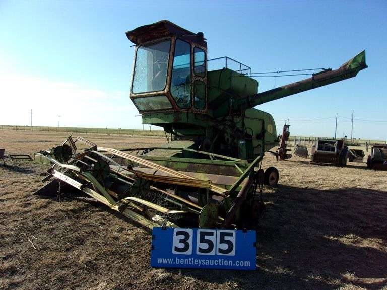 JOHN DEERE MODEL 55 COMBINE/ HARVESTER, S/N 55-60660 - Bentley ...