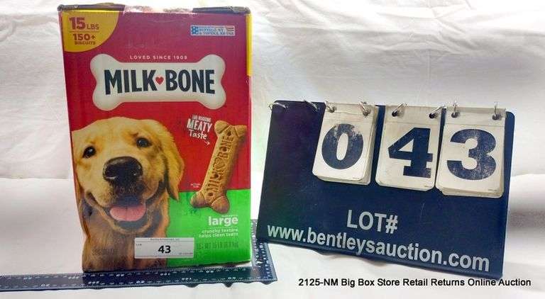 MILK BONE LARGE - 15 LB. BOX - Bentley & Associates, LLC