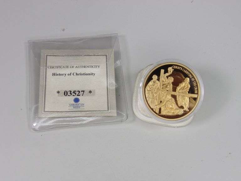 AMERICAN MINT HISTORY OF CHRISTIANITY- 2011 CHRIST'S CARRYING OF THE ...