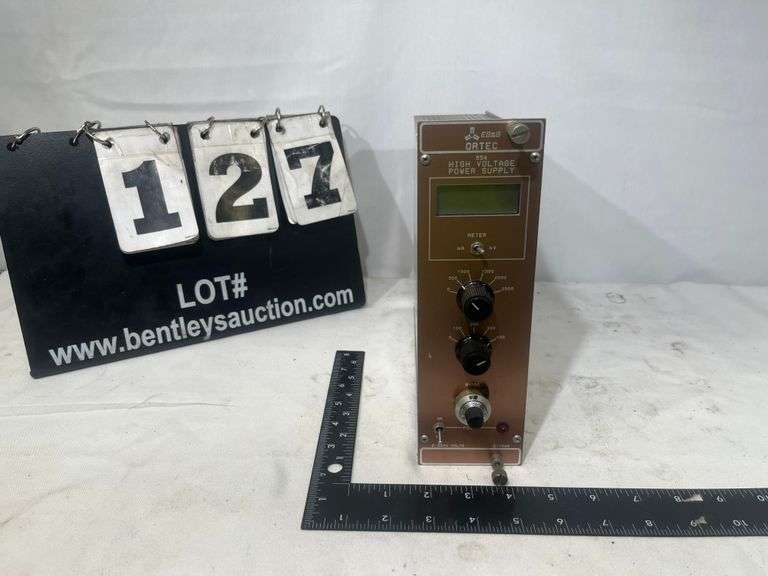 ORTEC-556 HIGH VOLTAGE POWER SUPPLY - Bentley & Associates, LLC
