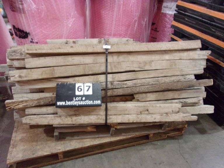 LOT: PALLET OF ASSORTED WOOD 2X4'S, 4X4'S - Bentley & Associates, LLC