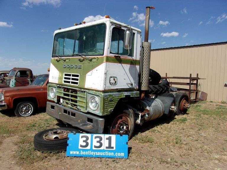 DODGE V90 CABOVER SEMI TRUCK - VIN V91H63T000189 DETROIT MOTOR EATON 9 ...
