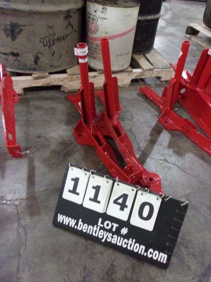 RED PAINTED STEEL HITCHES, RIGHT ARMS (2X MONEY) - Bentley & Associates ...