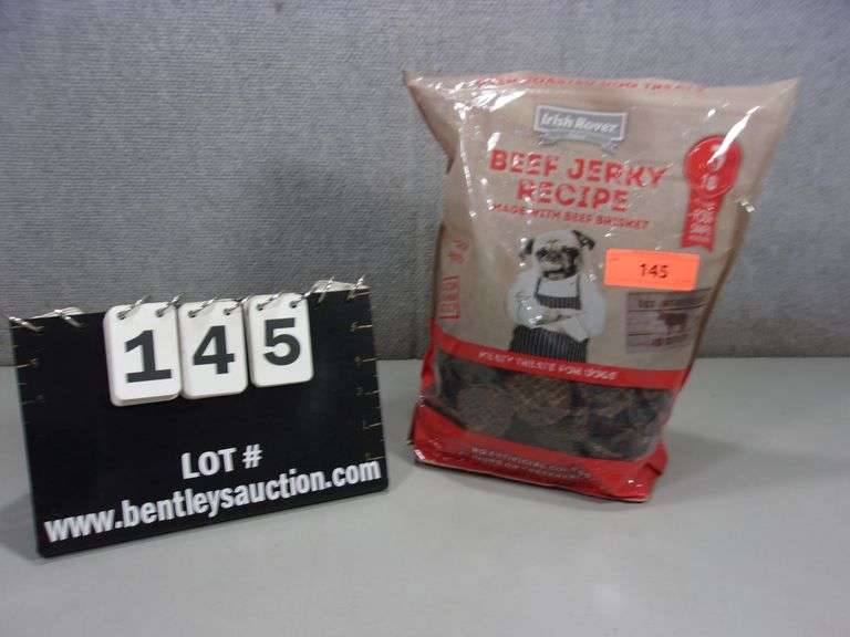 IRISH ROVER 3 LB BAG BEEF JERKY DOG TREATS - Bentley & Associates, LLC
