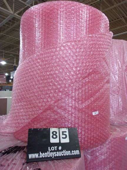 BUBBLE WRAP BRAND SEALED AIR 1/2" DS ANTISTATIC ROLL OF BUBBLE WRAP, 250' (HAS BEEN OPENED ...