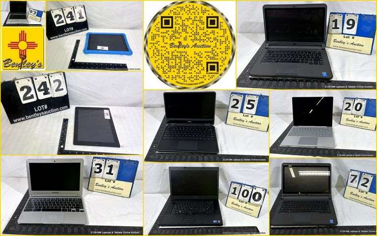 2129-NM Used Laptops & Tablets Online Auction - Bentley & Associates, LLC