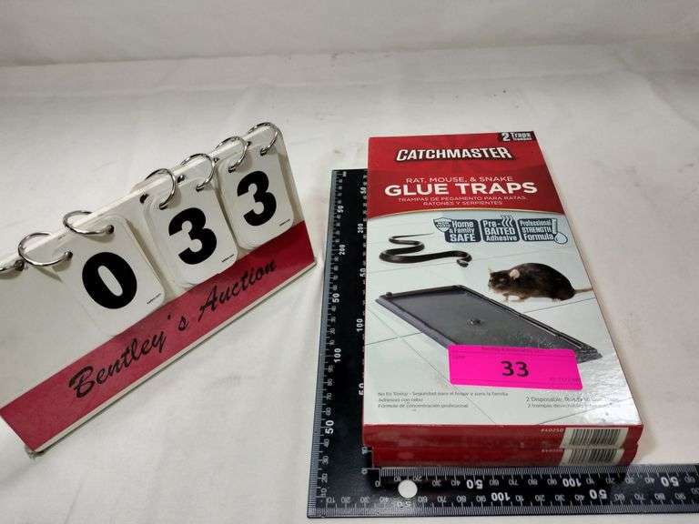 LOT: CATCHMASTER RAT, MOUSE & SNAKE GLUE TRAP - Bentley & Associates, LLC
