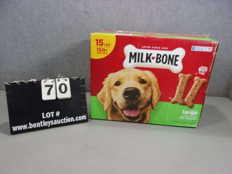 MILKBONE LARGE CRUNCH DOG SNACKS (15 LBS BOX) - Bentley & Associates, LLC