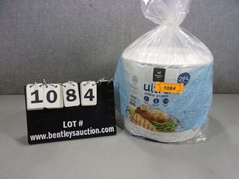 MEMBER'S MARK ULTRA PAPER PLATES - 204 QTY. - Bentley & Associates, LLC