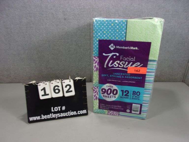 MEMBERS MARK TISSUES- 12 BOXES - Bentley & Associates, LLC