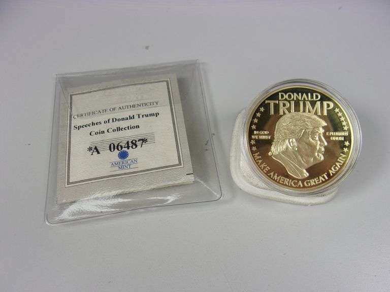 AMERICAN MINT SPEECHES OF DONALD TRUMP COIN COLLECTION- DONALD TRUMP ...