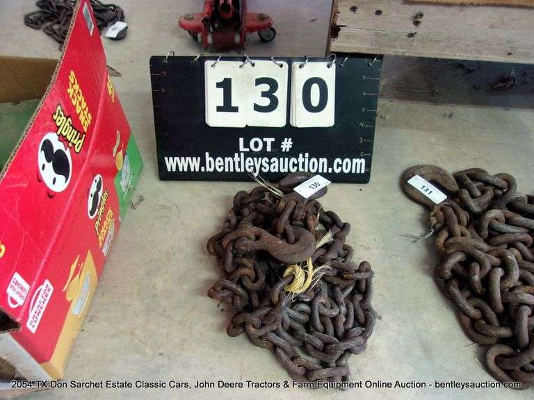 15' 3/8" SIZED LINK CHAIN LOG CHAIN - Bentley & Associates, LLC