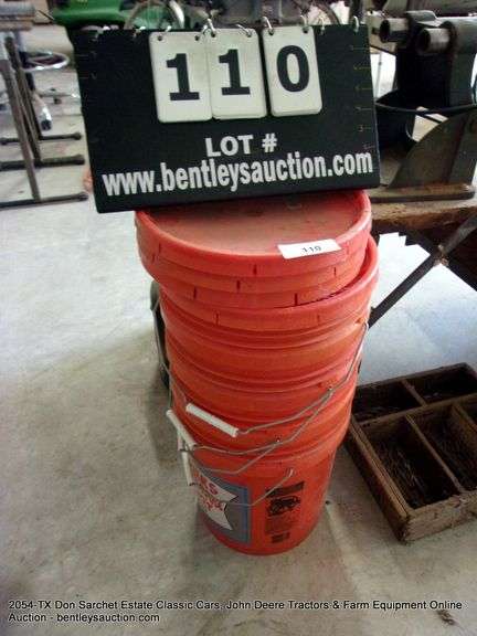 STACK: HOME DEPOT ORANGE 5-GALLON BUCKETS - Bentley & Associates, LLC