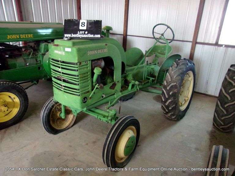 1946 JOHN DEERE MODEL LA TRACTOR - SERIAL # 11146 - UTILITY TRACTOR ...