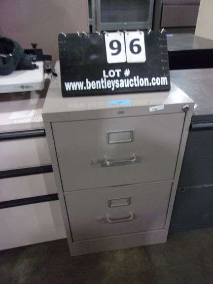HON GREY METAL 2 DRAWER FILING CABINET - Bentley & Associates, LLC