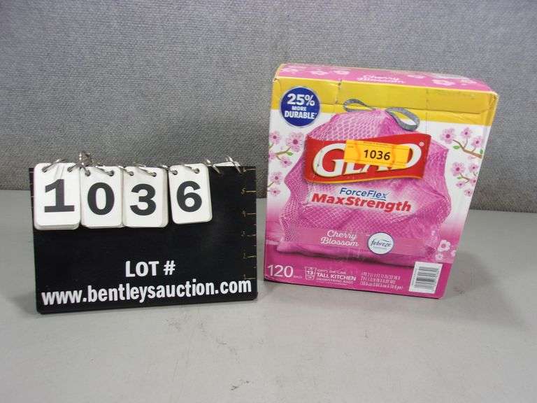 GLAD 120 13-GAL. PINK TRASH BAGS - Bentley & Associates, LLC