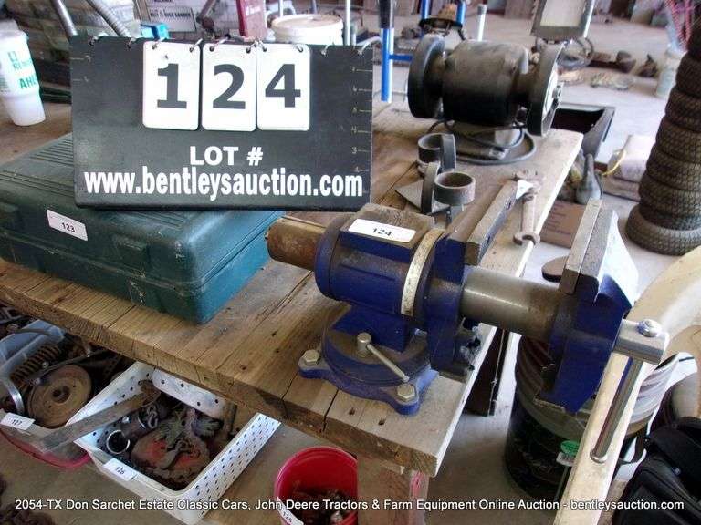 GENERAL PURPOSE SWIVEL TWIN HEAD BENCH VISE, 5" - Bentley & Associates, LLC