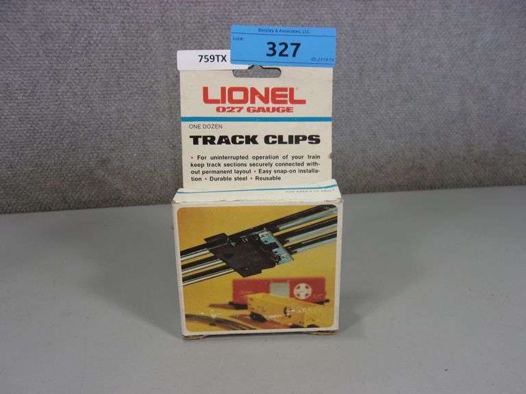LIONEL 027 GAUGE TRACK CLIPS - Bentley & Associates, LLC
