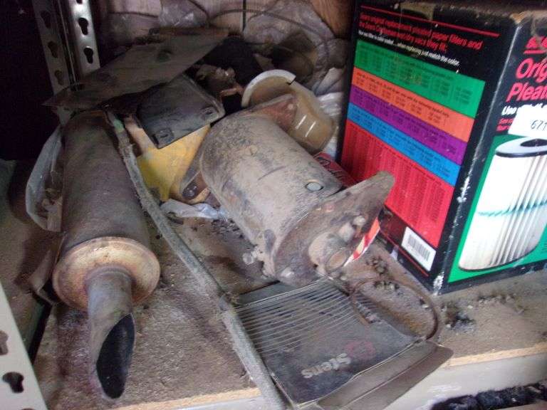 CONTENTS: TRACTOR AIR INTAKE & FILTER W/ DOLLY WHEELS - Bentley ...