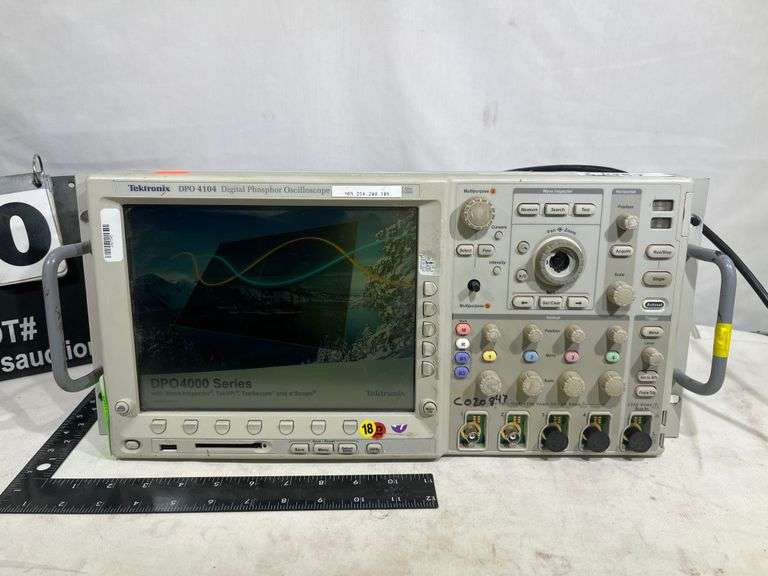 TEKTRONIX DPO 4104 DIGITAL PHOSPHOR OSCILLOSCOPE - Bentley & Associates ...
