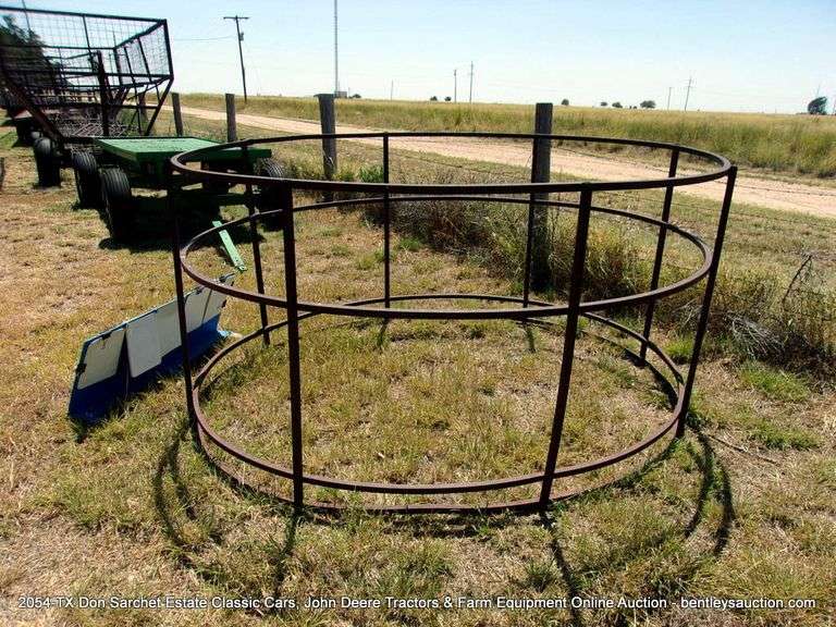 8' ROUND SQUARE TUBE BALE FEEDER GUARD - Bentley & Associates, LLC