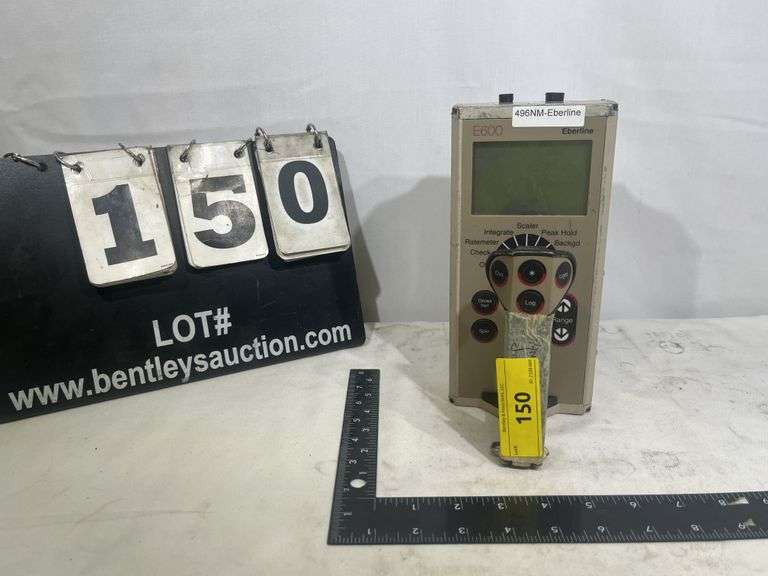 EBERLINE E600 PORTAL RADIATION MONITOR - Bentley & Associates, LLC